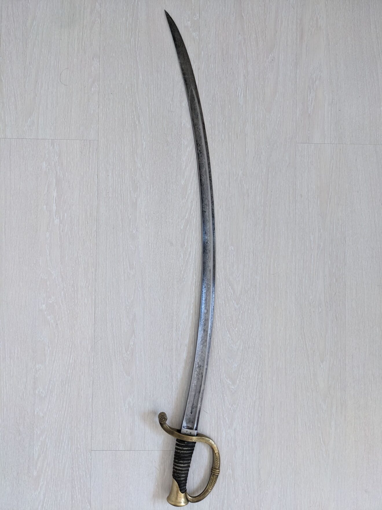 French officer’s artillery saber, model 1829 - Lieutenant Poilu