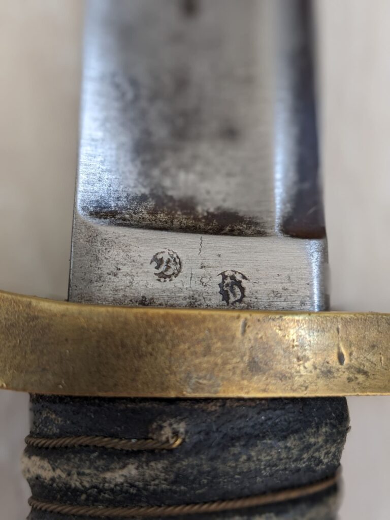 French officer’s artillery saber, model 1829 - Lieutenant Poilu