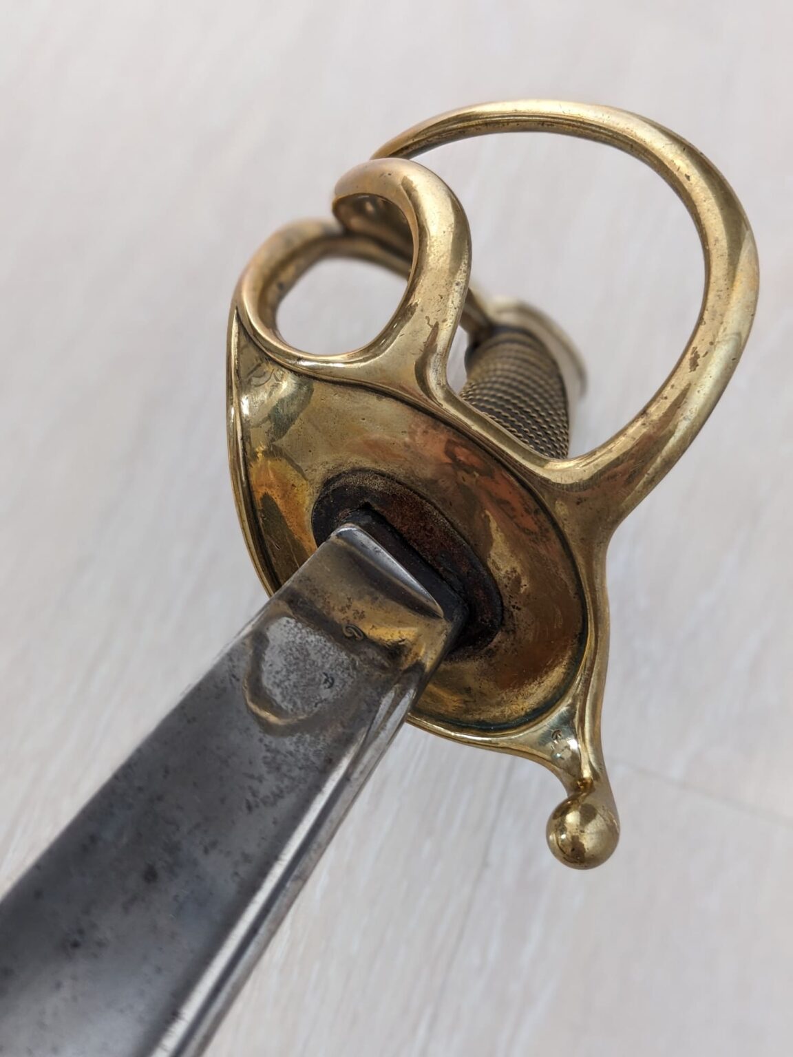 French Bourbon Restoration light cavalry saber, model 1816 - Lieutenant ...