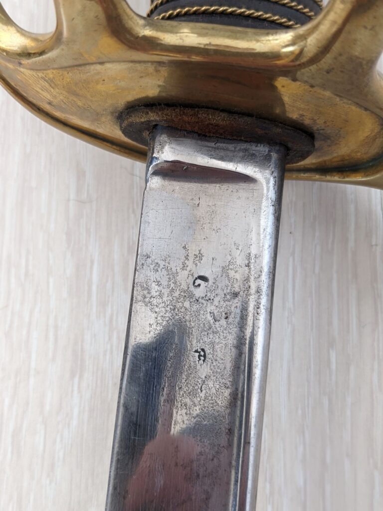 French Bourbon Restoration light cavalry saber, model 1816 - Lieutenant ...